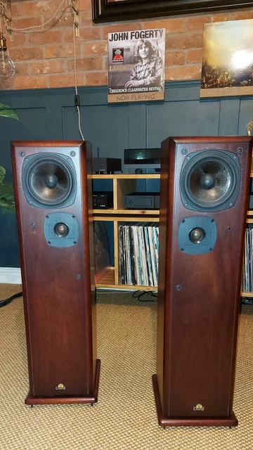 CASTLE SEVERN 2 speakers floorstanding in dark wood £167.10 - PicClick UK