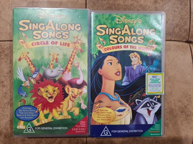 DISNEY ~ SING Along Songs ~ Circle Of Life & Colours Of The Wind ~ Pal ...
