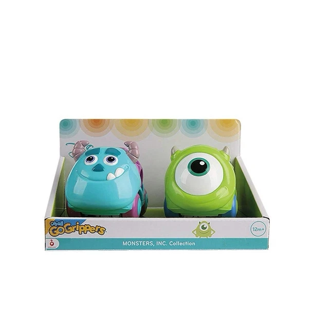 DISNEY MONSTERS INC Mike Sulley Oballs Go Grippers Roll Along Baby Toys ...