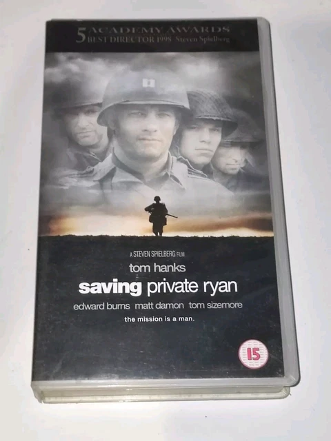 SAVING PRIVATE RYAN VHS Video Tape - TOM Hanks . £6.99 - PicClick UK