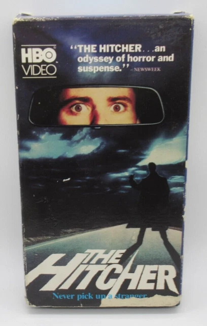 THE HITCHER VHS Video Movie, Rutger Hauer, Jennifer Jason Leigh, Hbo ...