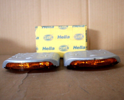 2 HELLA FLASHING lights for lifting platform loading ramp truck ...
