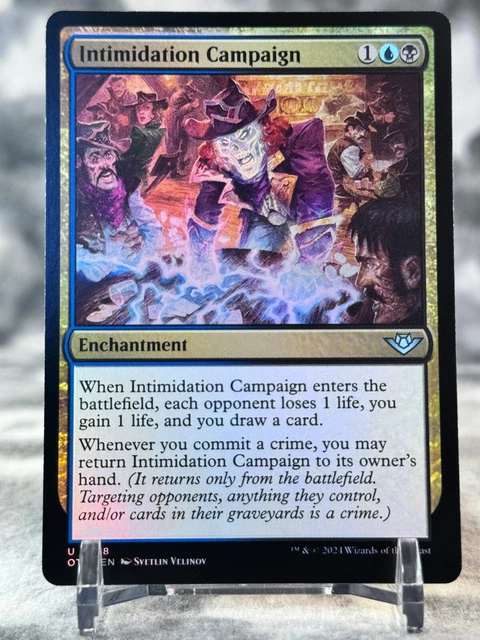 MTG INTIMIDATION CAMPAIGN (208/441) Outlaws of Thunder Junction LP FOIL ...