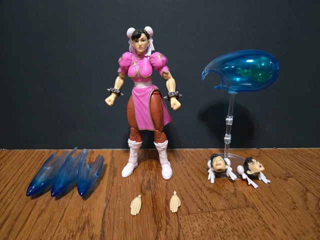 FIGURINE JADA TOYS Street Fighter II Chun-Li Player 2 rose occasion EUR ...