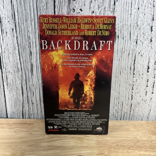 BACKDRAFT MOVIE VHS Tape Kurt Russell Rebecca DeMornay £6.69 - PicClick UK