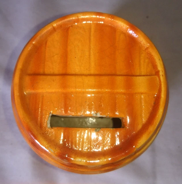 ANCIEN TIRELIRE A Casser Forme Tonneau Pensez A Moi Ceramique St ...