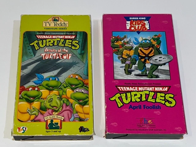TEENAGE MUTANT NINJA Turtles TMNT VHS Lot Return Of The Turtleoid April ...