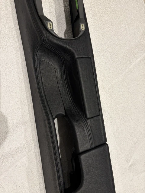 PORSCHE 987 - 997 Leather centre console with ashtray. Black with black ...