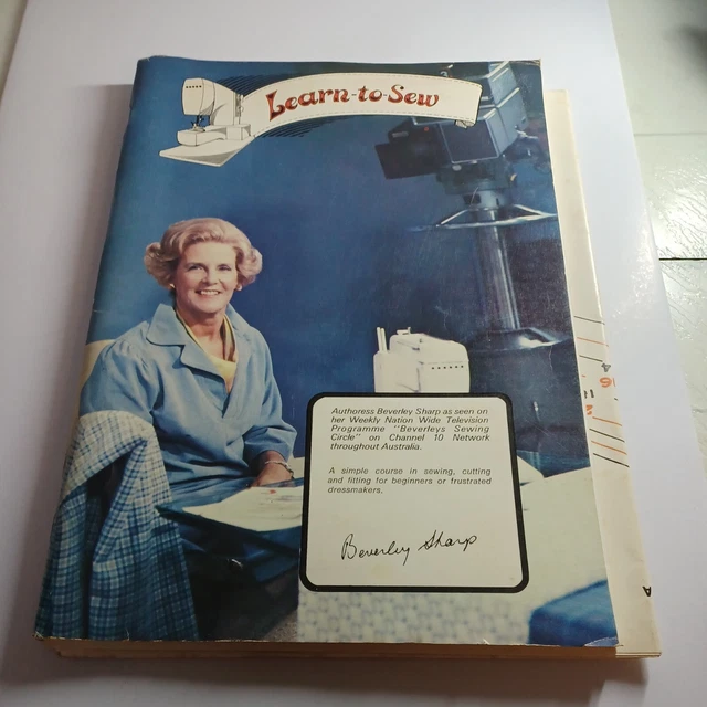 LEARN TO SEW By Beverley Sharp Vintage 1979 $26.95 - PicClick AU