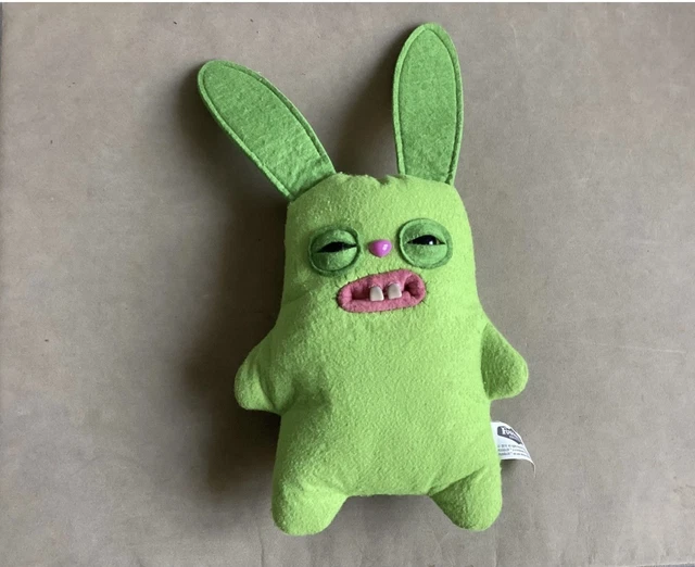 FUGGLER FUNNY UGLY Monster Green Rabid Rabbit Soft Toy Plush 9in 2018 £ ...