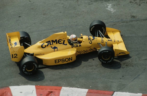SATORU NAKAJIMA JAPAN Camel Team Lotus Lotus 101 Judd V8 durin- 1989 ...