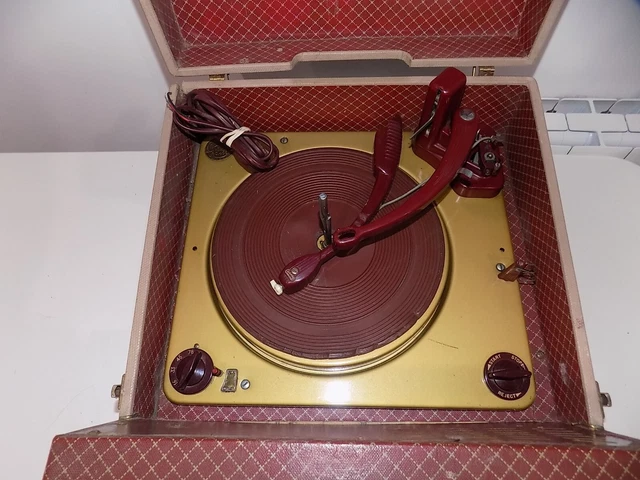 MCMICHAEL COLLARO RC456 Record Player Turntable Vintage in Case FAULTY ...