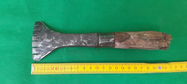 OUTIL ANCIEN - GRADINE DE SCULPTEUR tailleur de pierres EUR 18,00 ...