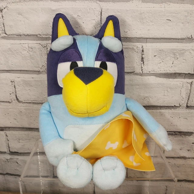 BLUEY SLEEPYTIME BLUEY 13" Talking Soft Toy Plush With Blanket Bedtime ...