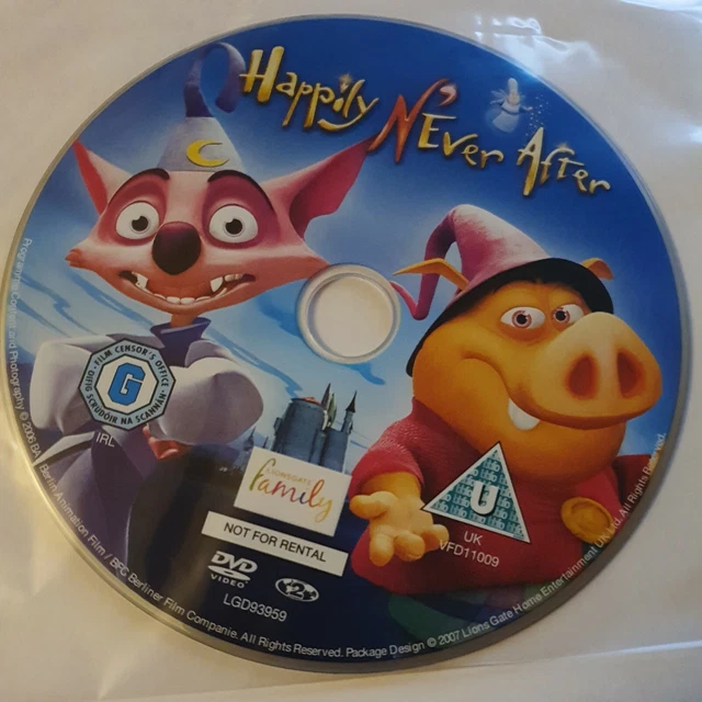 HAPPILY N'EVER AFTER (2006) DVD Animation Movie CD Disc Only £3.32 ...