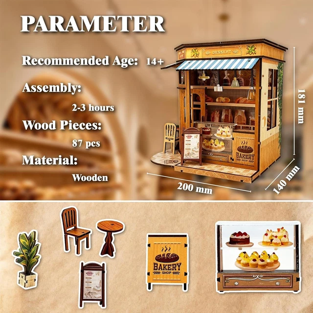 DIY MINIATURE HOUSE - LED Lighting Book Nook Kit Dollhouse Kit for ...