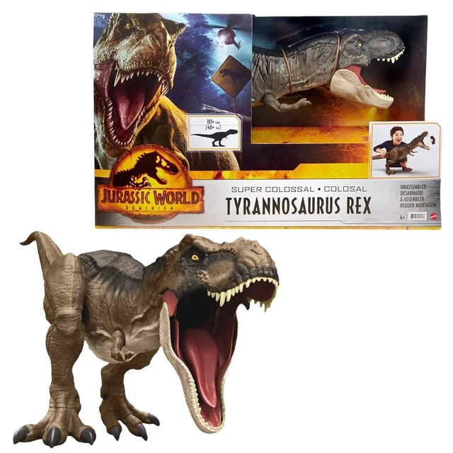 MATTEL JURASSIC WORLD: Dominion Super Colossal Tyrannosaurus Rex ...