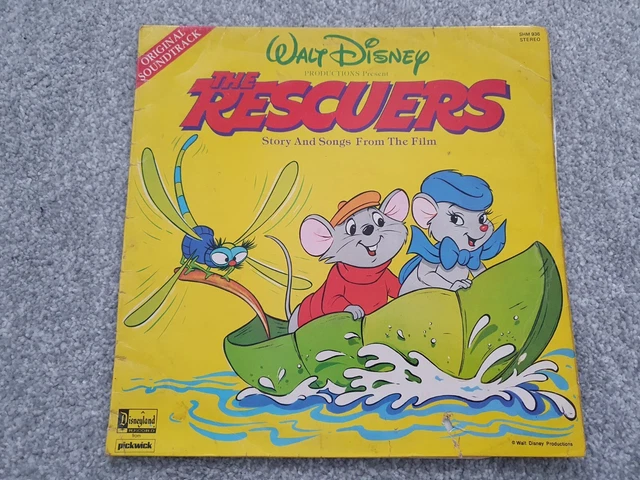 THE RESCUERS - 1977 Walt Disney Original Soundtrack Vinyl Lp Album ...