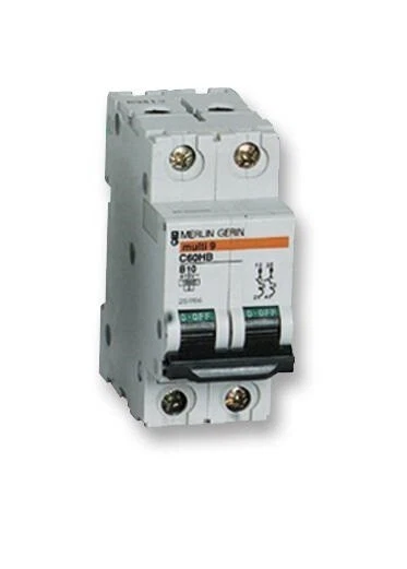 SCHNEIDER/MERLIN C60HB202 MCB 2A Double Pole C60H Type B Multi9 £79.00 ...