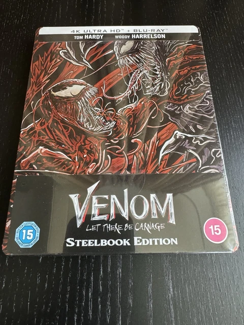 VENOM LET THERE Be Carnage 4K Ultra HD + Blu Ray Limited Steelbook New Mint UK £0.73 - PicClick UK