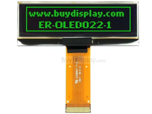 Modulo Display Spi Verde 22 Oled 128x32 Seriale I2c Con Tutorial