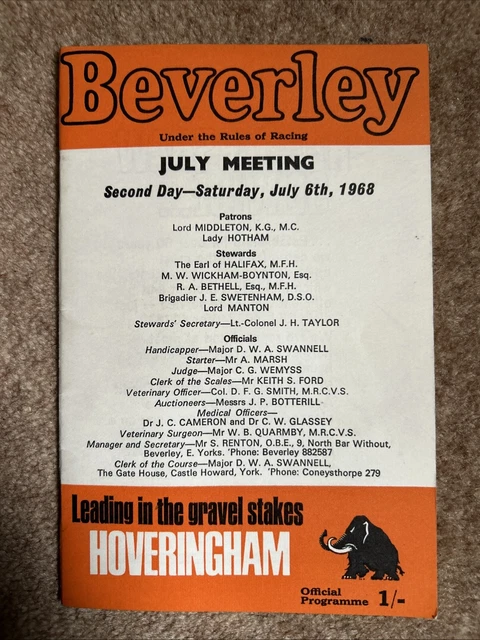 KNOTTY PINE (RUSSELL Maddock & Michael Jarvis) - 1968 BEVERLEY ...