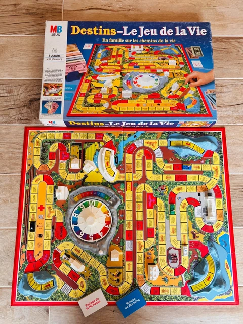 DESTINS - LE Jeu de la Vie - MB 1986 - Jeu de société - Vintage EUR 20 ...