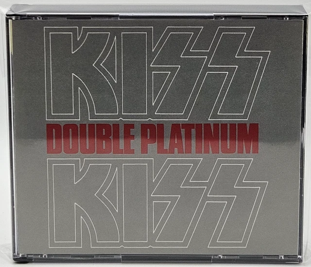 KISS DOUBLE PLATINUM JAPAN 1st Press CD P58C-20020~21 Burrnin ...