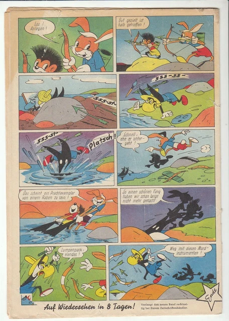 FIX UND FOXI 1958 Nr. 143 altes Original in mäßigen Zustand ! EUR 1,00 ...