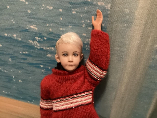 1/6 OOAK REPAINT Skipper Barbie Doll -Cute Teen Boy- Headsculpted+body ...