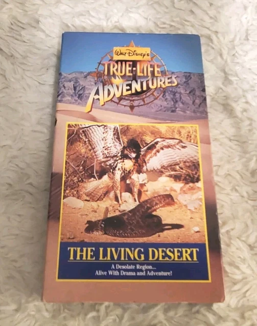 THE LIVING DESERT VHS Walt Disney's True Life Adventures VERY GOOD £5. ...