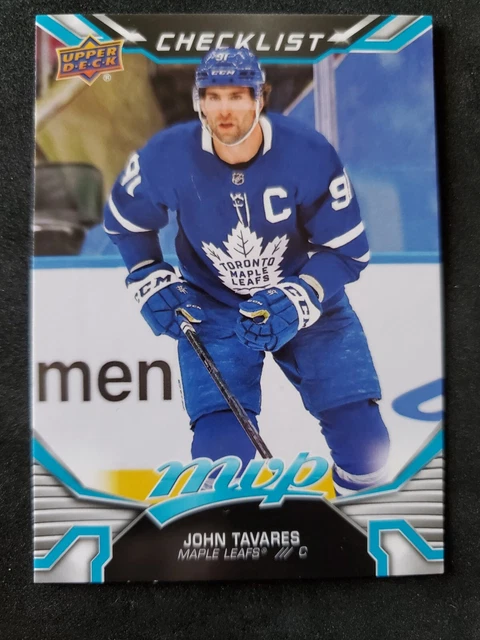 2022-23 UD MVP John Tavares #200 Checklist Toronto Maple Leafs $2.00 ...