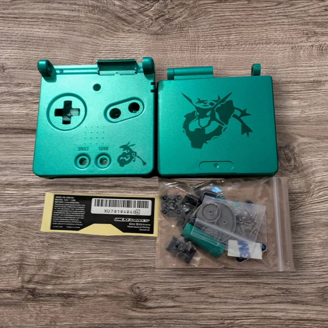 *NINTENDO RAYQUAZA POKEMON Shell Game Boy Advance SP Replacement ...