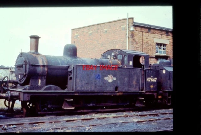 ORIGINAL SLIDE LMS Class 3F Loco No 47667 £3.50 - PicClick UK