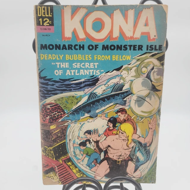 VINTAGE DELL COMIC March 1967 Kona Monarch Of Monster Isle VG/F No 21 £ ...
