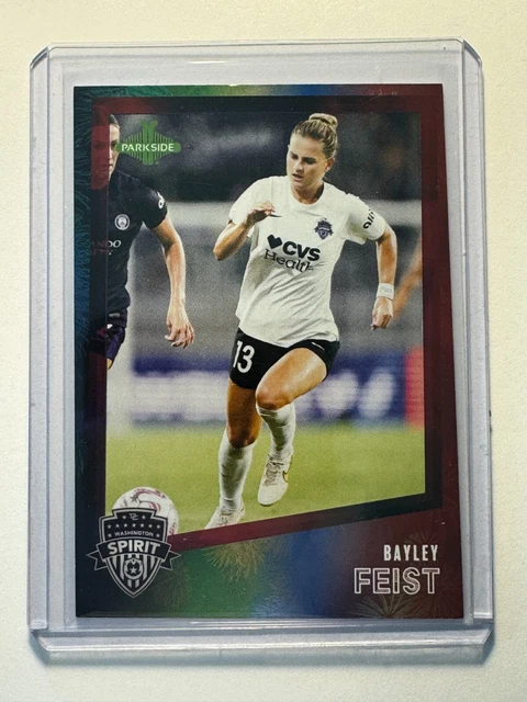 BAYLEY FEIST /100 Shimmer 2023 Parkside NWSL Vol 2 Washington Spirit ...