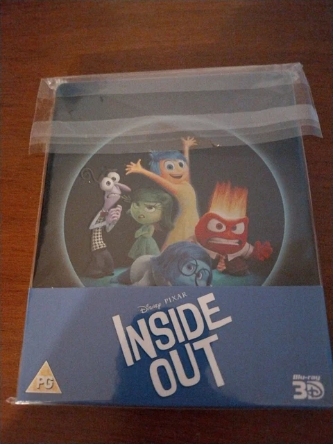 DISNEY PIXAR INSIDE OUT 3D + 2D BLU-RAY STEELBOOK Zavvi Exclusive Mint £17.00 - PicClick UK