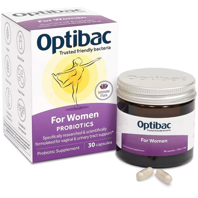 OPTIBAC PROBIOTICS FOR Women - 30 Capsules Brand New Long Expiry Date £ ...