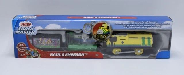 RAUL & EMERSON - Thomas & Friends Motorized Battery Trackmaster Train ...