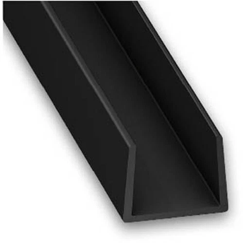 BLACK PVC PLASTIC U Channel Edging 10MM Internal Width £5.69 - PicClick UK