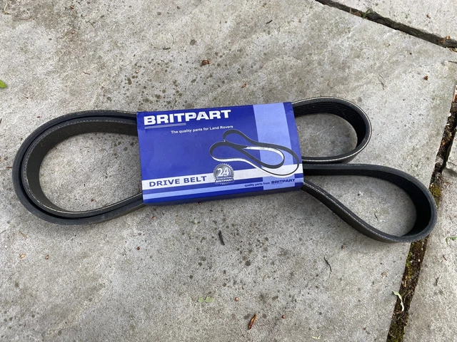 LAND ROVER DEFENDER 300 TDi Fan Belt Tensioner Repair Kit + Belt Late £ ...