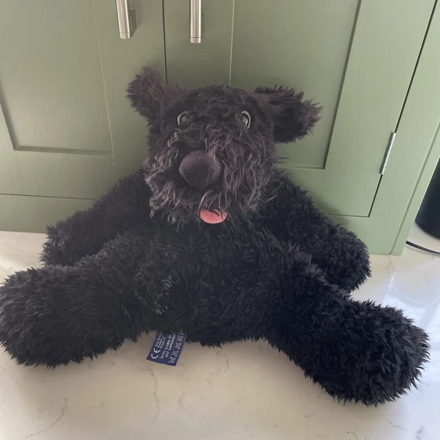TESCO CHILLY & Friends 19” Scamp Black Scottie Dog Soft Toy Christmas ...
