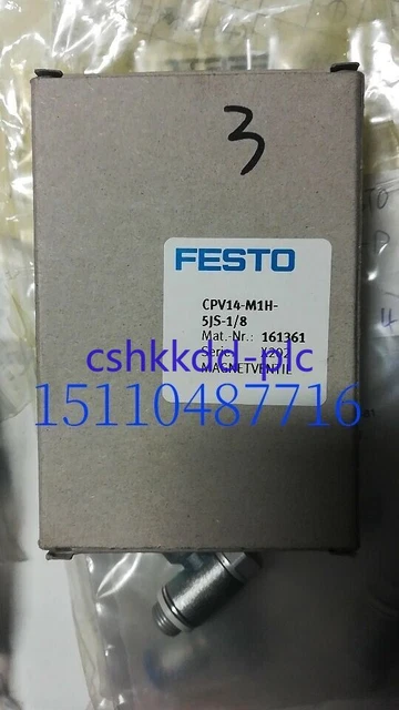 1PC FESTO CPV14-M1H-5JS-1/8 161361 Solenoid Valve CPV14M1H5JS1/8 New ...