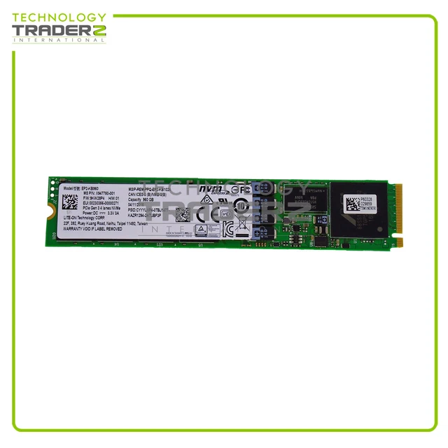 EP2-KB960 LITE ON 960GB PCI-E NVME M.2 22110 Solid State Drive X947750 ...