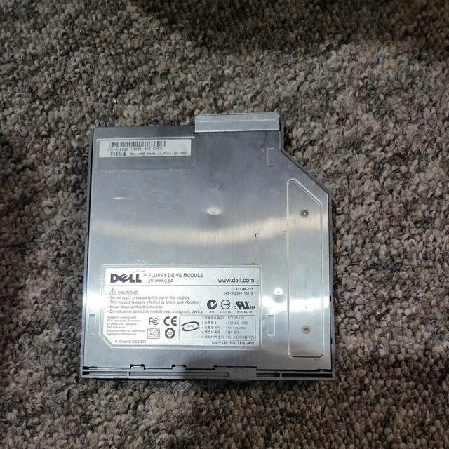 DELL LATITUDE D Series Floppy Drive Module FDDM-101 3.5" 3 1/2" Disk ...