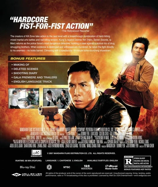 FLASH POINT (BLU-RAY) Collin Chou Donnie Yen Fan Bing Bing Louis Koo ...