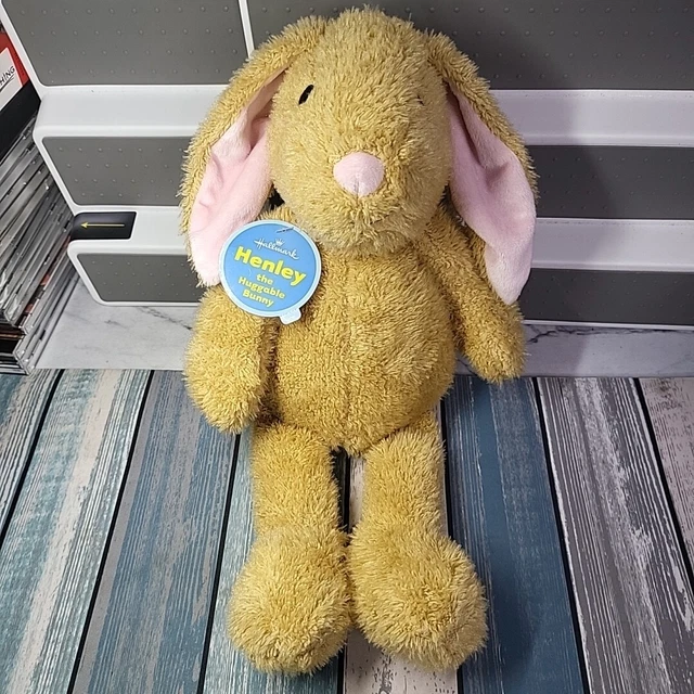 FLOPPY HALLMARK PLUSH Bunny Henley the Huggable Rabbit Plush Stuffed ...