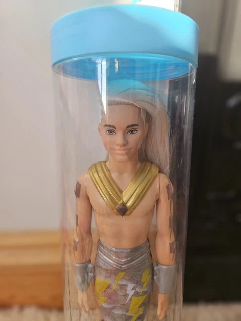 RARE BARBIE COLOUR Reveal Mermaid Ken Doll Lightning Silver Merman Boy ...