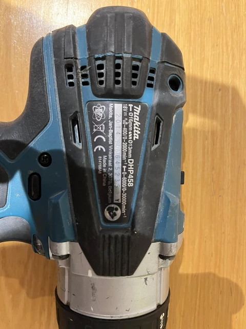 MAKITA DHP458 18V LI-ION Combi Drill Untested Spares Or Repair £20.00 ...
