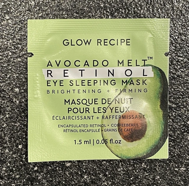 GLOW RECIPE AVOCADO Melt Retinol Eye Sleeping Mask 1.5ml/ 0.05fl oz $1. ...